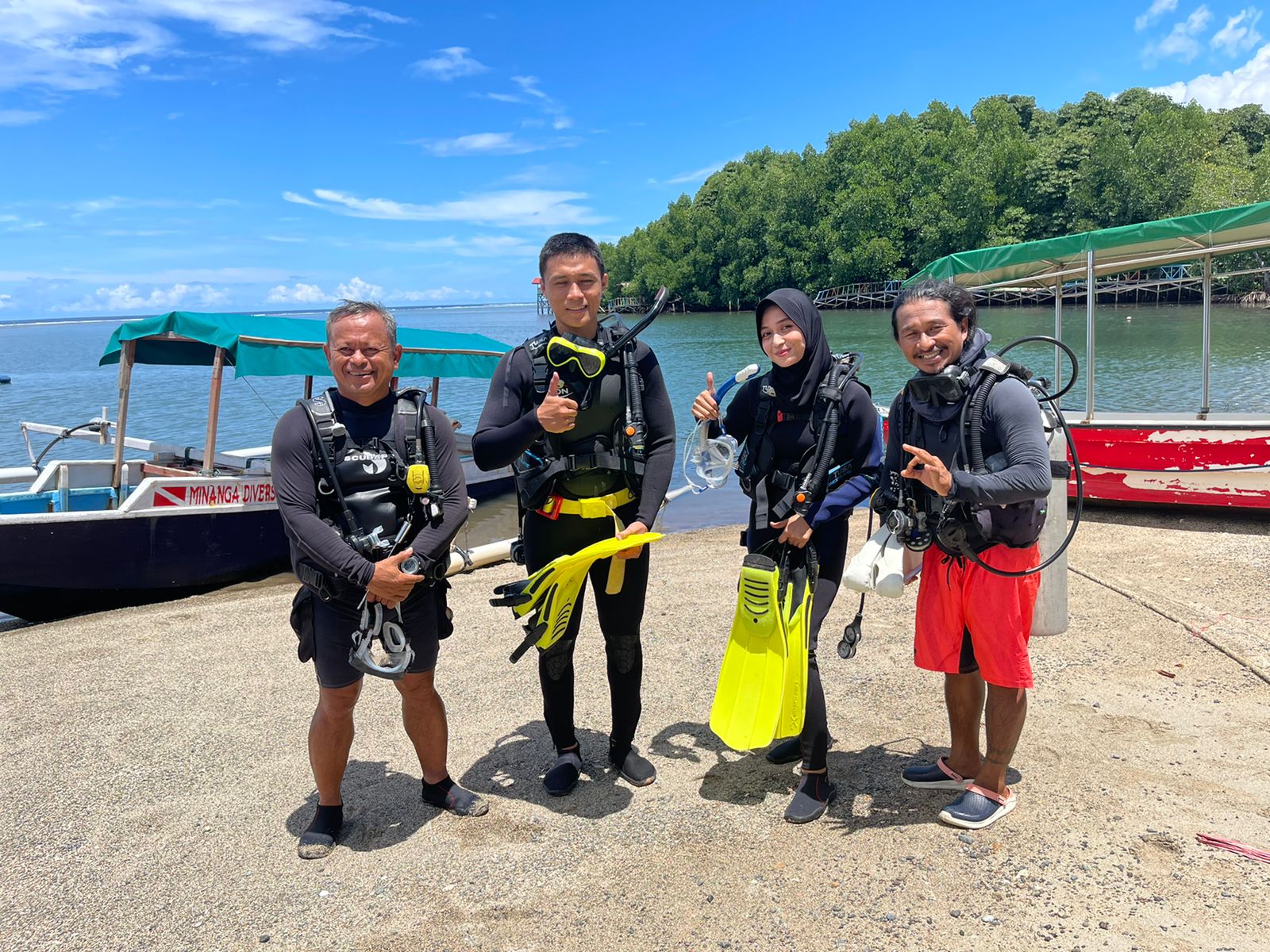 Cerita Bagi dan Boba Bolsel , Pengalaman Pertama SCUBA Diving - ARAHMU.id